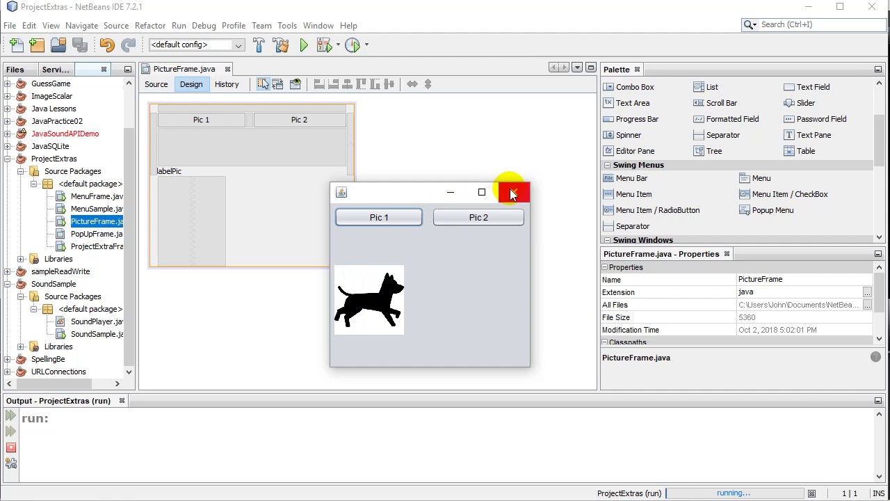 Java Add Image On Jframe Youtube