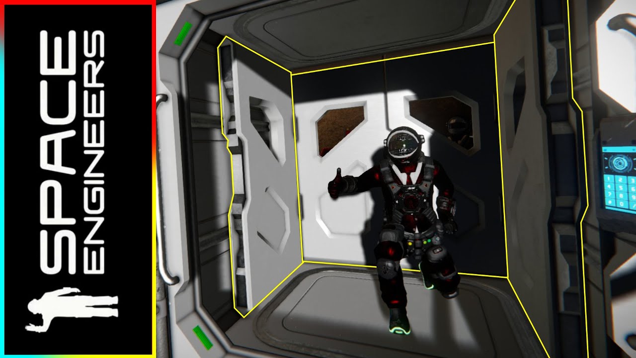 Humanoid S Double Door Airlock Pack Space Engineers Youtube