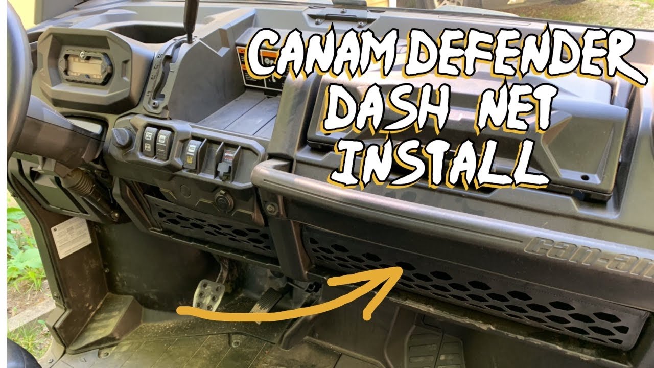 Canam Defender Dash Net Install Youtube