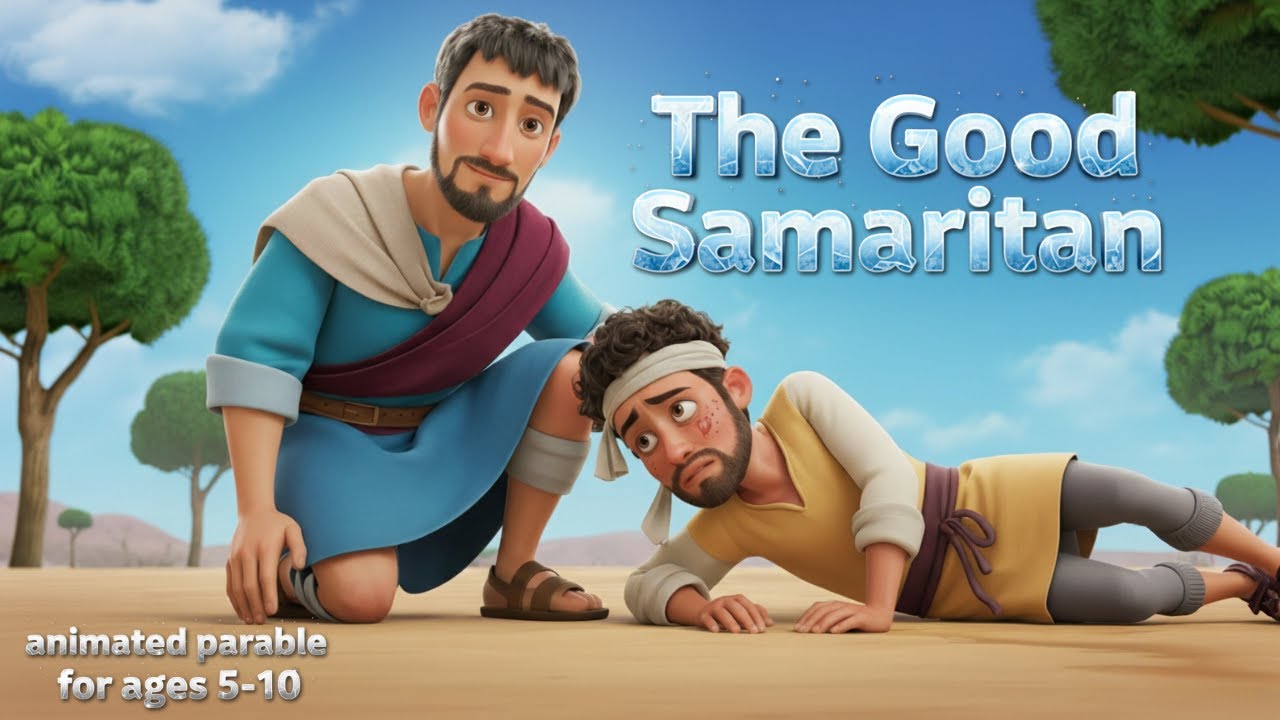 The Good Samaritan Bible Story For Kids Parables Of Jesus Animated