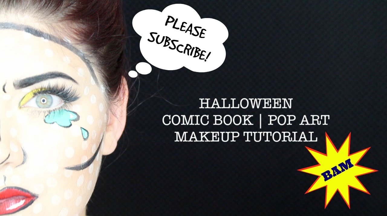 Comic Book Pop Art Makeup Tutorial Saubhaya Makeup