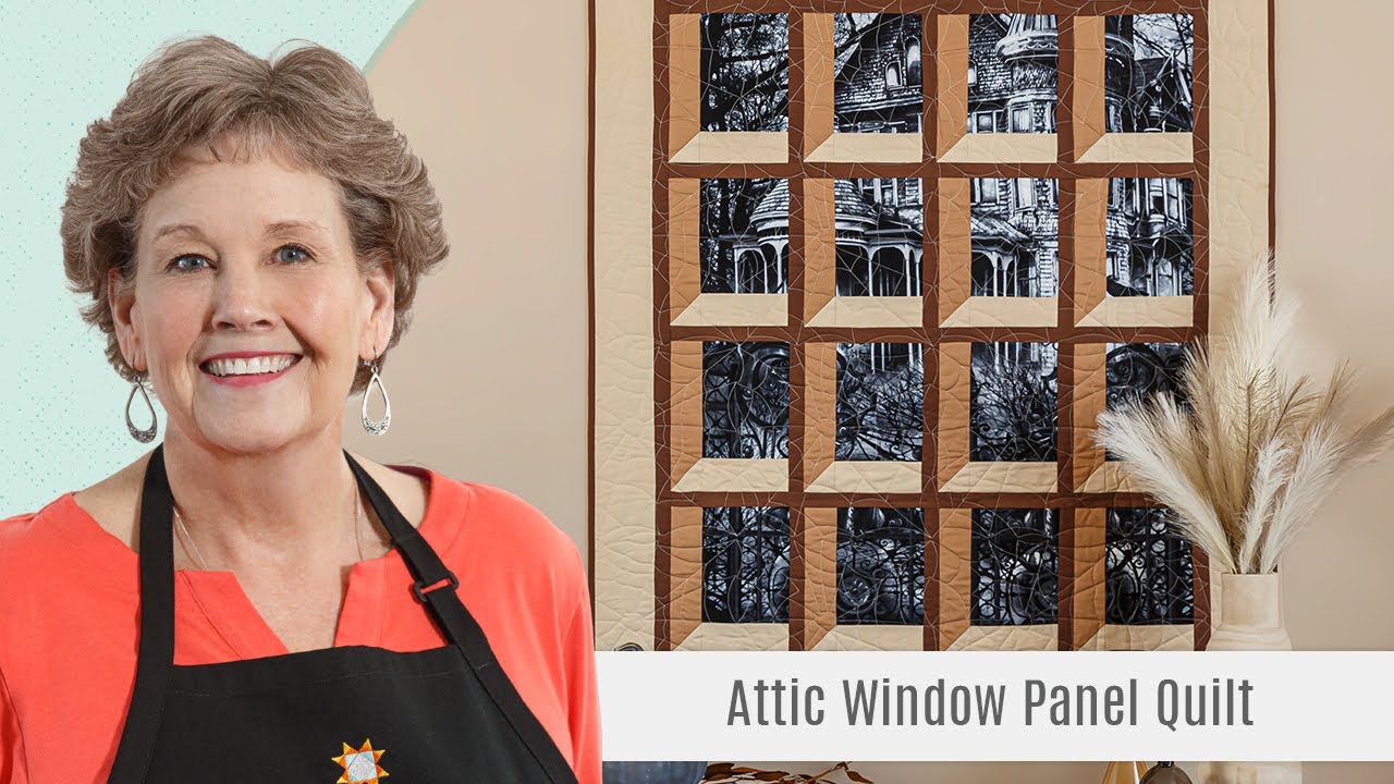 How To Make A Vertical Attic Window Panel Quilt Free Quilting