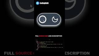 How To Create A Dark Mode Toggle Button Using Html Css Javascript Step