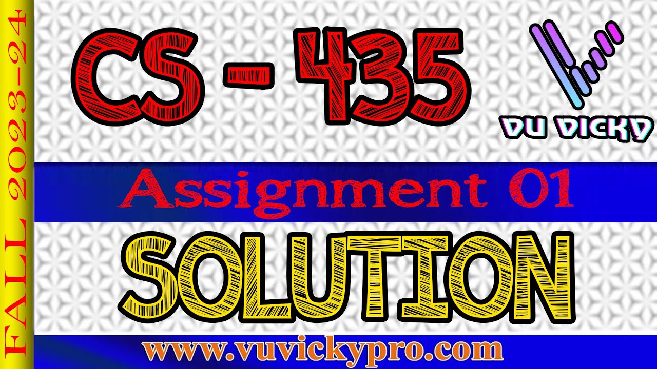 Cs435 Assignment 01 Solution Fall 2023 Cloud Computing Assignment