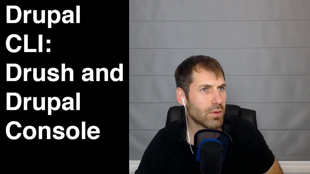 Live 2 Drupal Cli Drush And Drupal Console Youtube