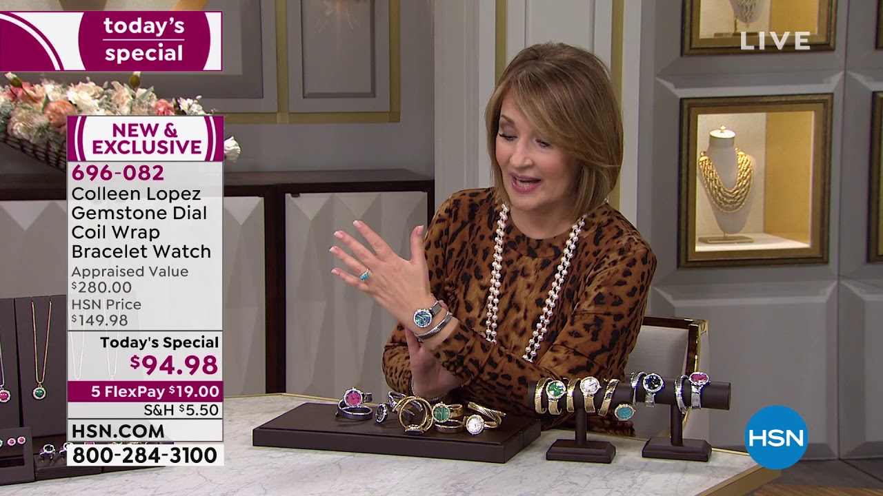 Hsn Colleen Lopez Gemstone Jewelry 01 07 2020 02 Pm Youtube
