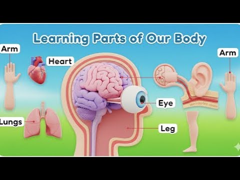 Part Of The Body Learningkidstv Youtube