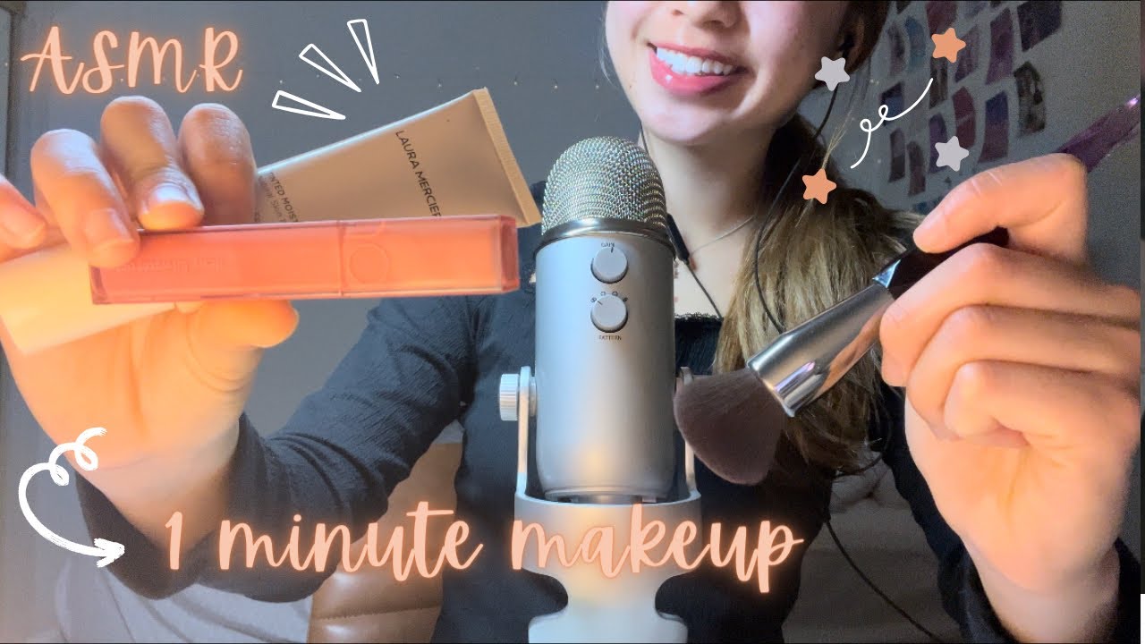 Asmr Doing Your Makeup In 1 Minute Layered Sounds Youtube