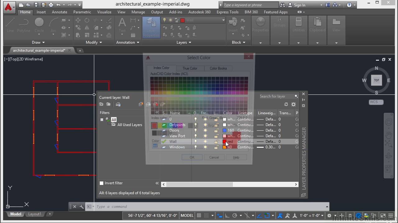 The Layer Manager Autocad 2015 Youtube