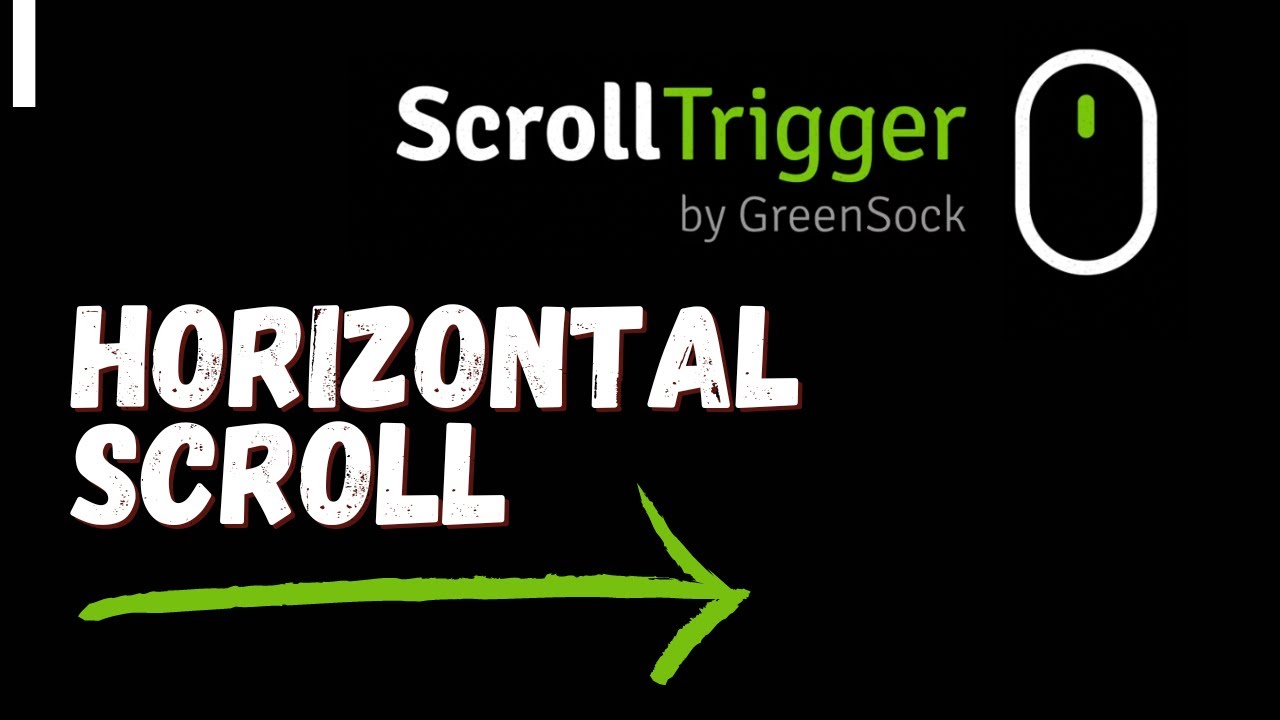 How To Add Horizontal Scroll To Your Website Using Gsap Scrolltrigger