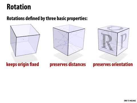 Lecture 05 Spatial Transformations Cmu 15 462 662 Youtube