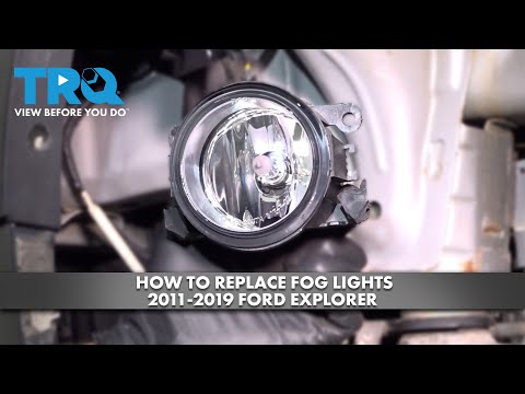 How To Replace Fog Lights 2011 2019 Ford Explorer Youtube