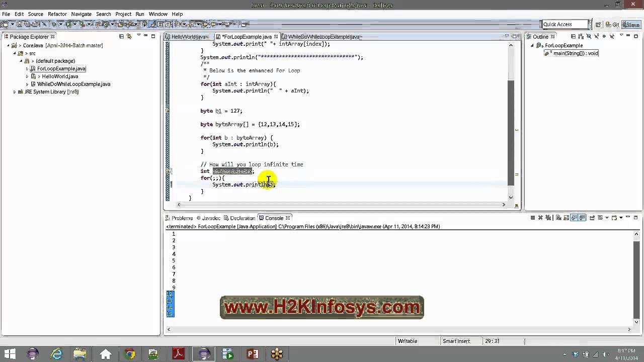 Java Tutorial Videos Youtube