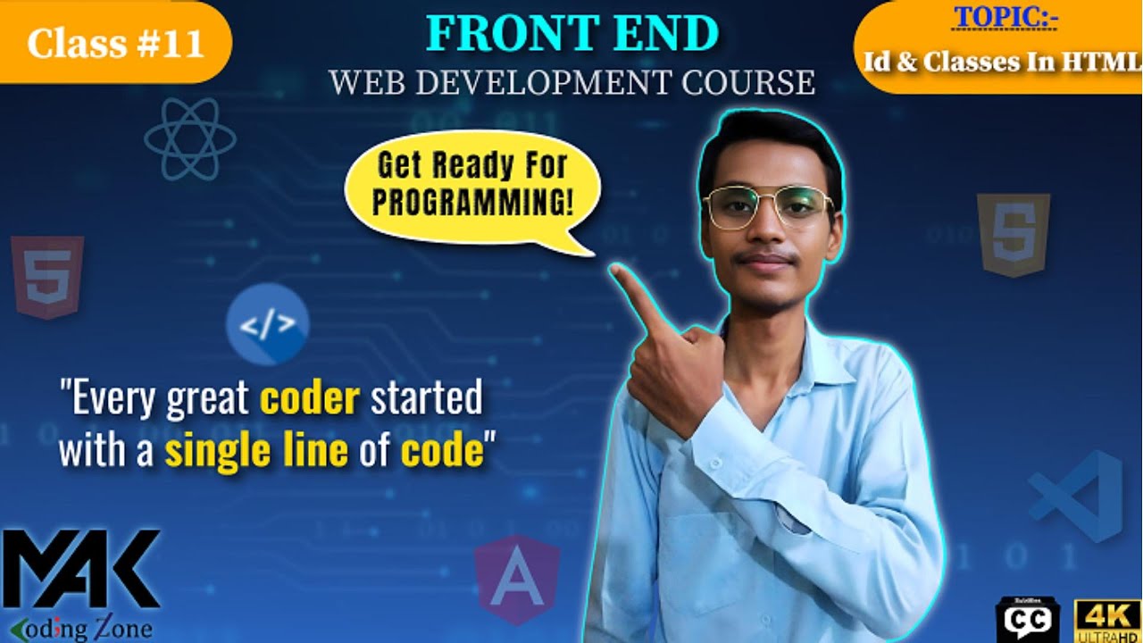 Id And Classes In Html Front End Web Development Course Video 11