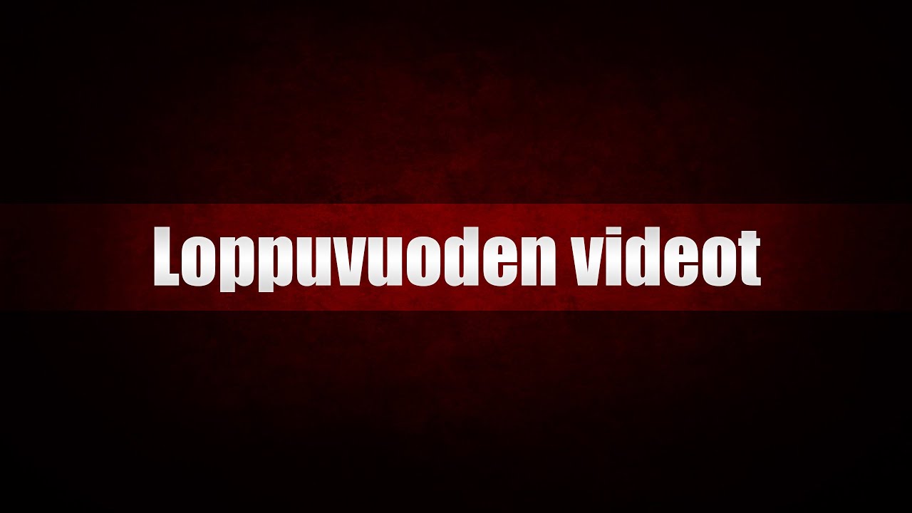 Tiedote Loppuvuoden Videot Youtube