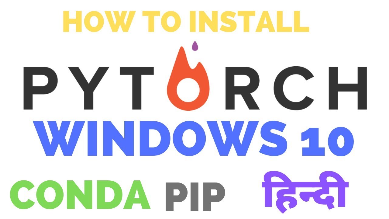 How To Install Pytorch In Anaconda Windows 10 Youtube