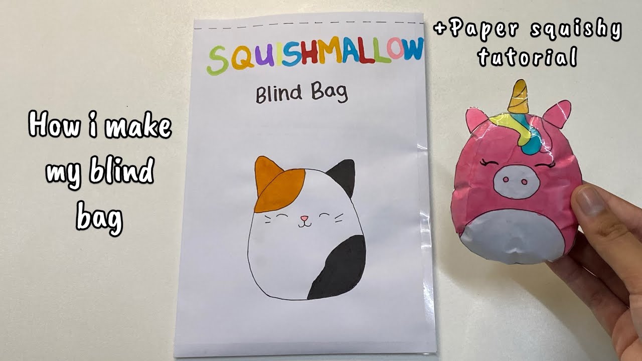 Printable Squishmallow Blind Bag