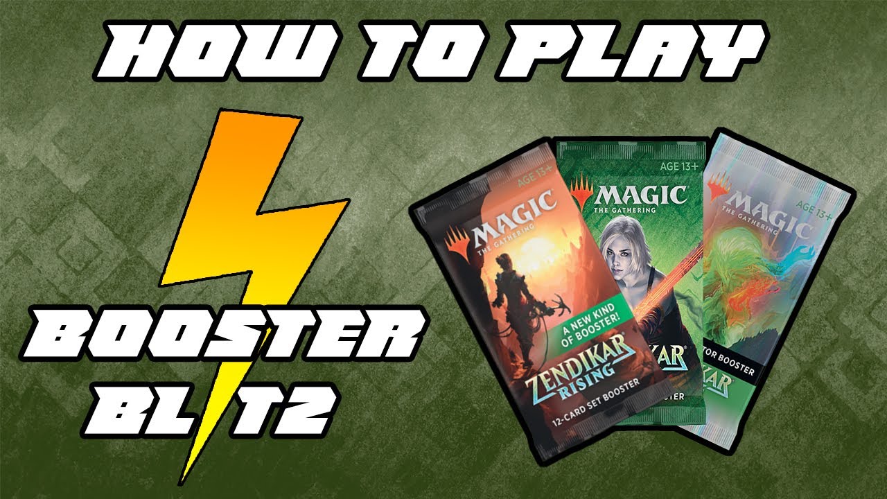 How To Play Booster Blitz Magic The Gathering Mtg Tutorial Youtube