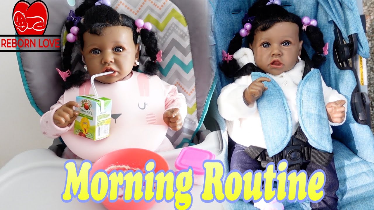 Reborn Baby Morning Routine And Stroller Walk Reborn Role Play Reborn