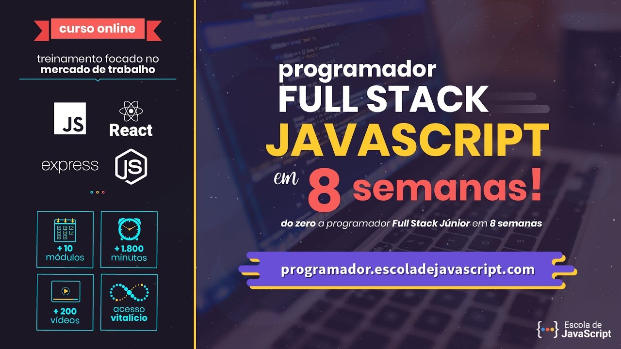 Programador Full Stack Javascript Em 8 Semanas Youtube
