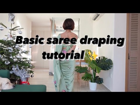 Basic Saree Drape Tutorial Isha Borah Youtube