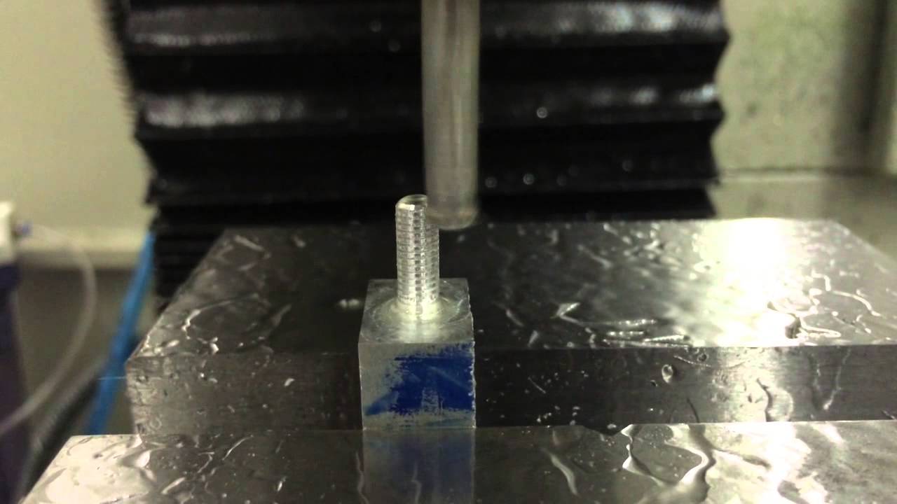 Thread Milling First Attempt Youtube
