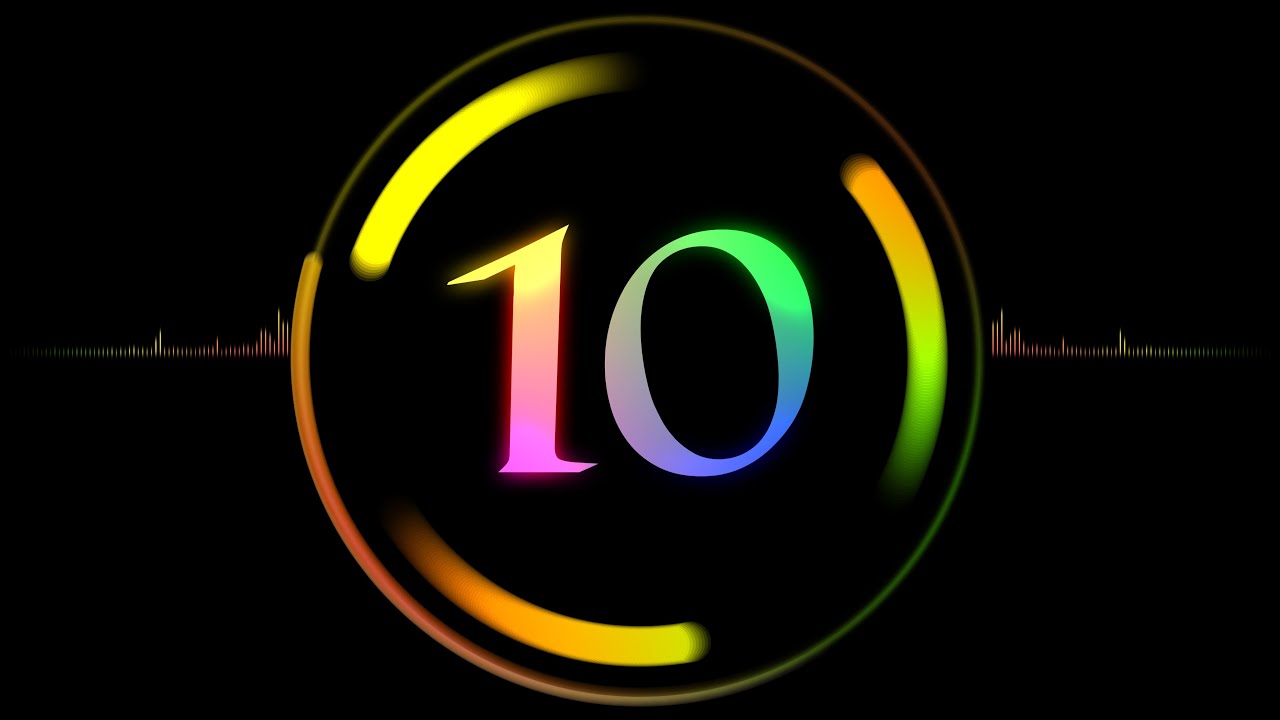 Countdown Timer 10 Sec V 524 With Sound Effects 10 To 0 Hd 4k