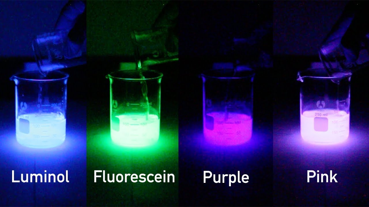 Chemiluminescence And Creating Additional Colors Youtube