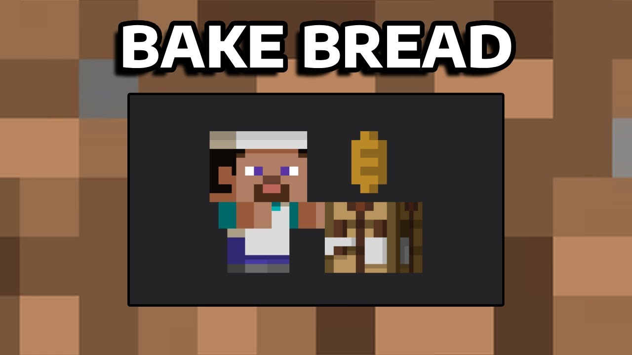 Minecraft Achievement Trophy Guide 8 Bake Bread Youtube