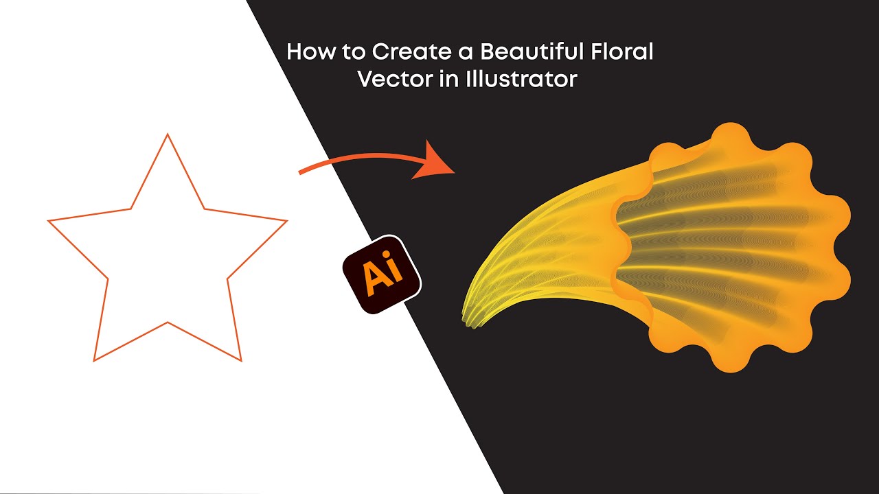 How To Create Floral Vector In Illustrator 2024 Tutorial