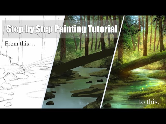 How To Draw A Forest In Procreate