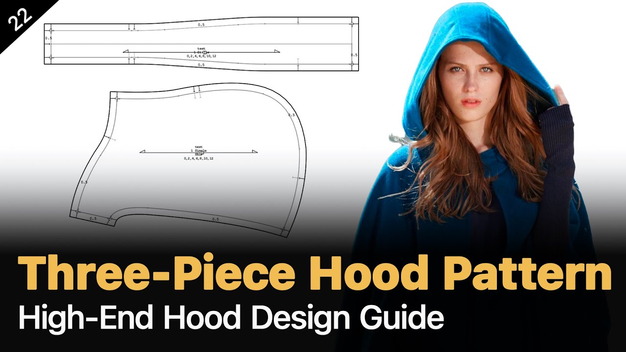 Three Piece Hood Pattern Making Pattern Making Tutorials 52 Off