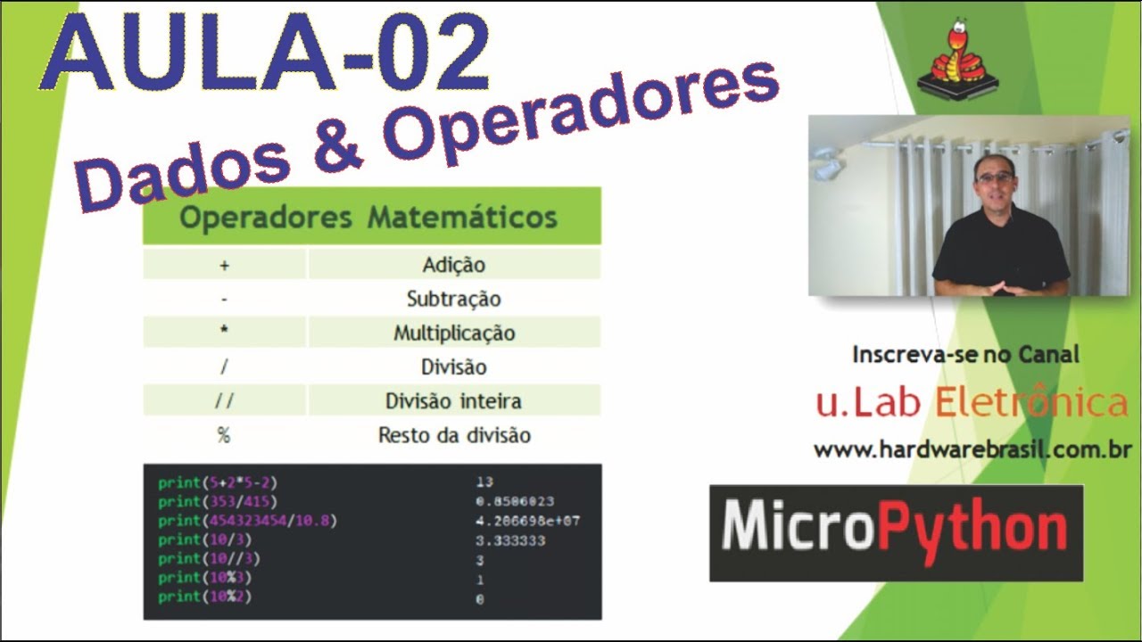 Micropython Aula 2 Youtube