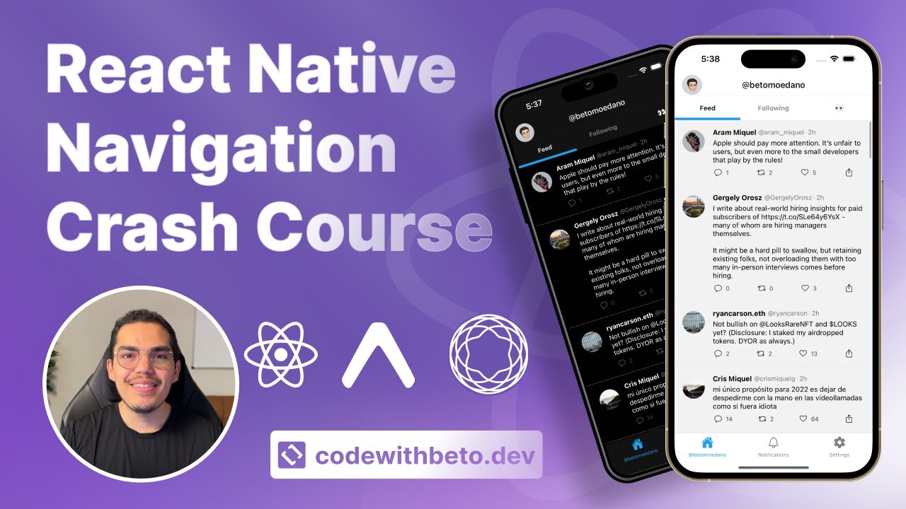 React Navigation For Beginners Code With Beto Code With Beto