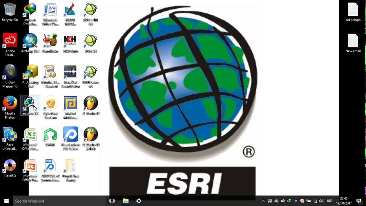 Tutorial Dasar Arcview Gis 3 3 Youtube