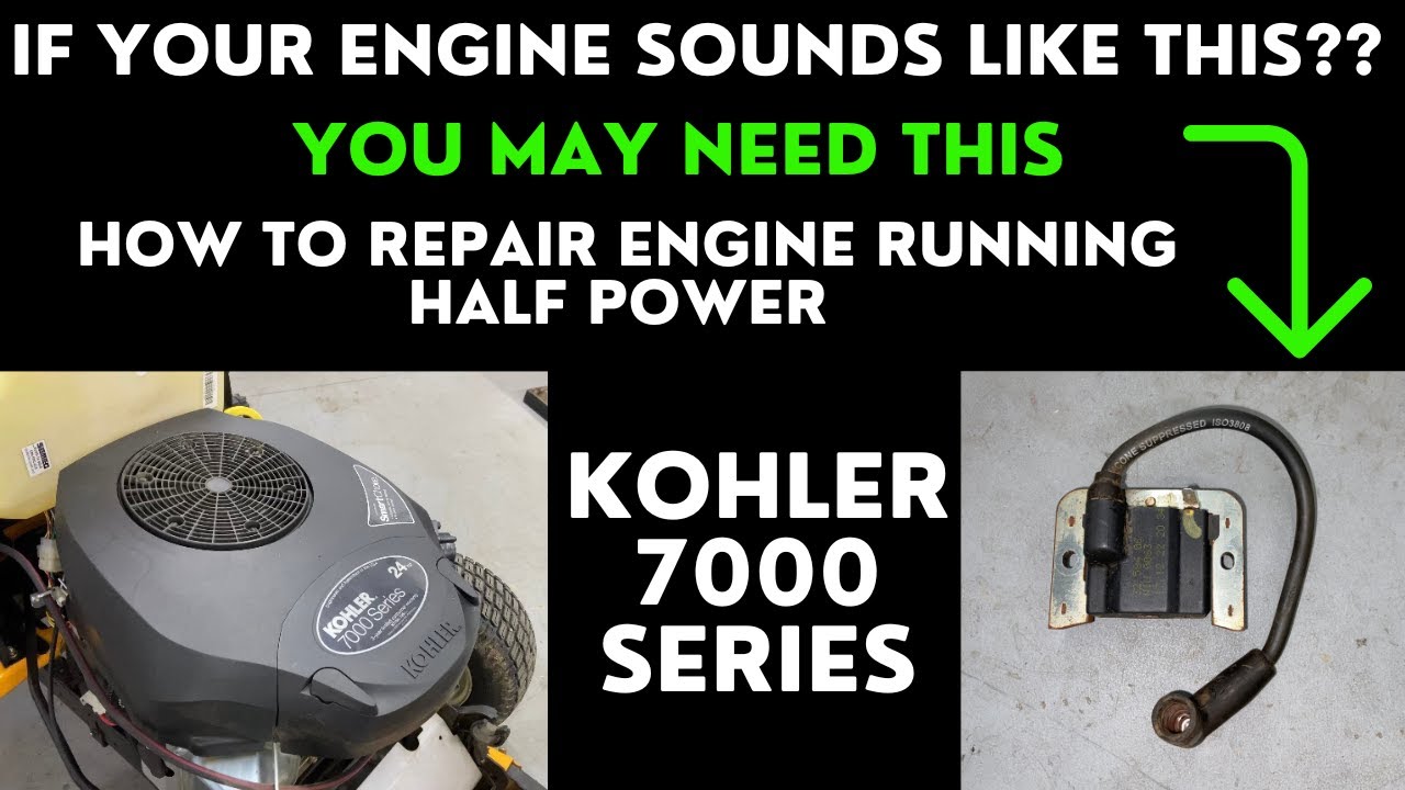 How To Install Ignition Coil Kohler 7000 Series Engine Youtube