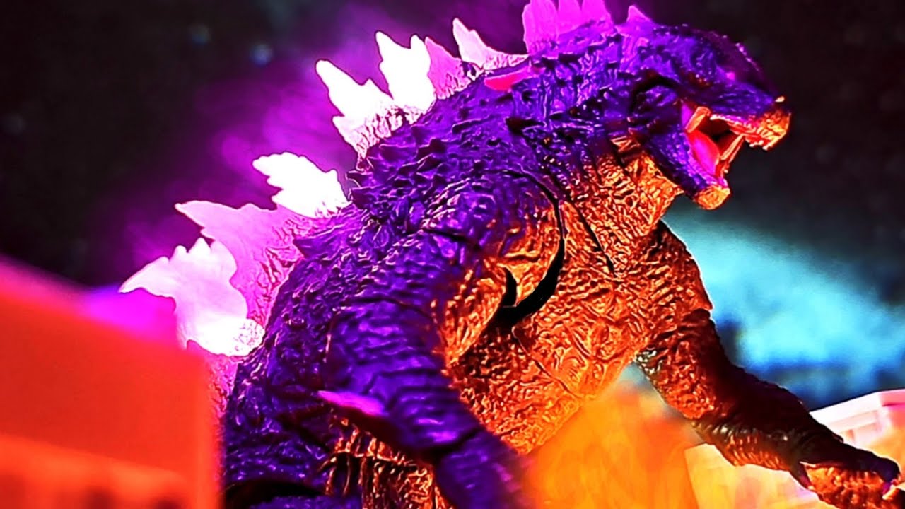 Godzilla Evolved Roar Stop Motion Test Animation Youtube
