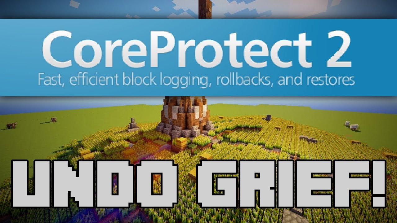 Minecraft Coreprotect Plugin Tutorial Youtube