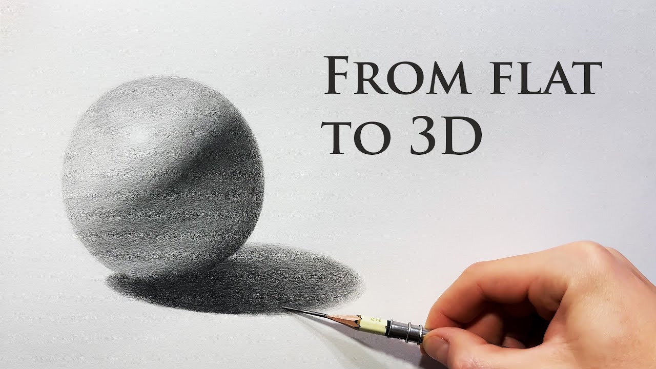 Sphere Drawing Shading How To Draw A Sphere In 3d Artlooklearn