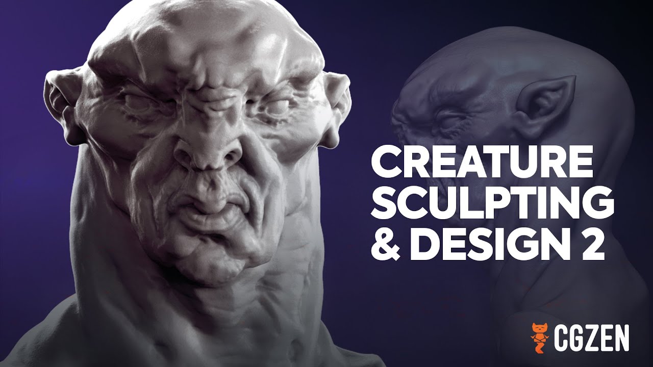 Creature Sculpting Design 2 Youtube