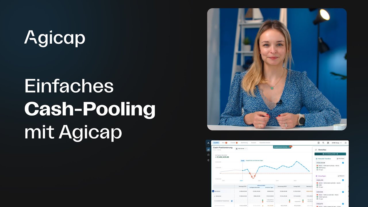 Einfaches Cash Pooling Mit Agicap Youtube