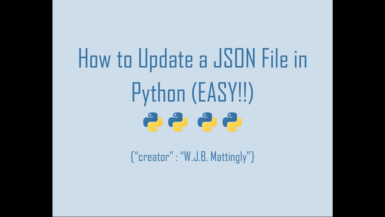 How To Append Json Files In Python Youtube