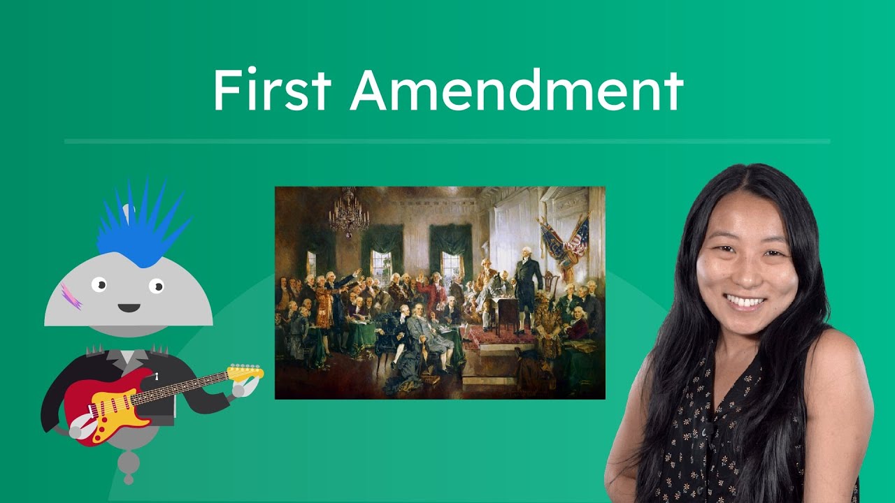 First Amendment Freedom Of Speech Religion And The Press Youtube