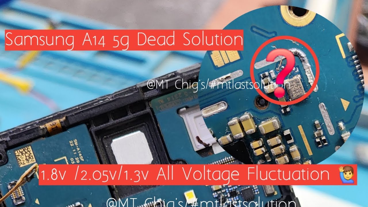 пёџ Samsung A14 5g Dead Solution All Voltage Fluctuation 1 8v 1 3v