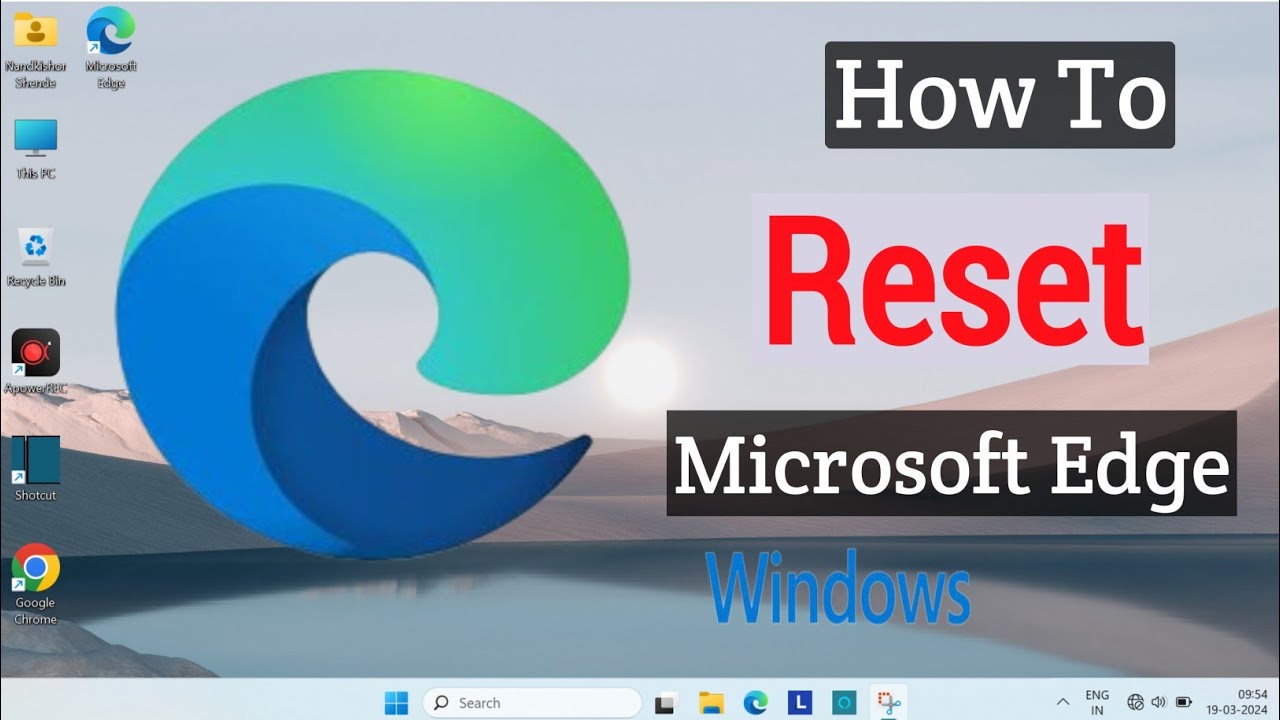 How To Reset Microsoft Edge Browser Microsoft Edge Reset Windows 10