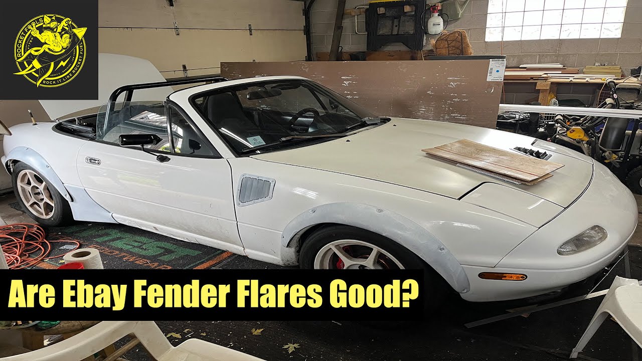 Miata Fender Flares Install Youtube
