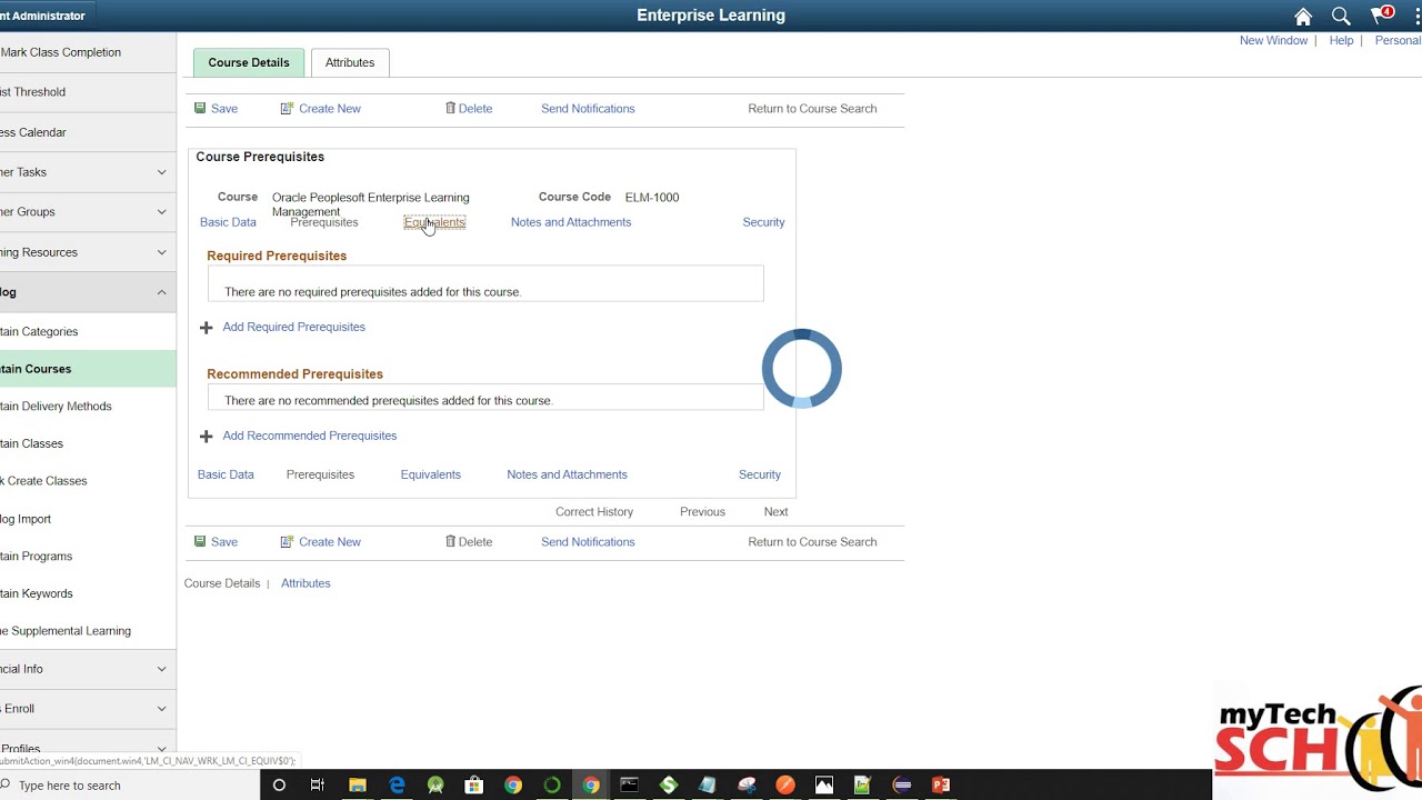 Peoplesoft Enterprise Learning Management Elm Tutorial Youtube
