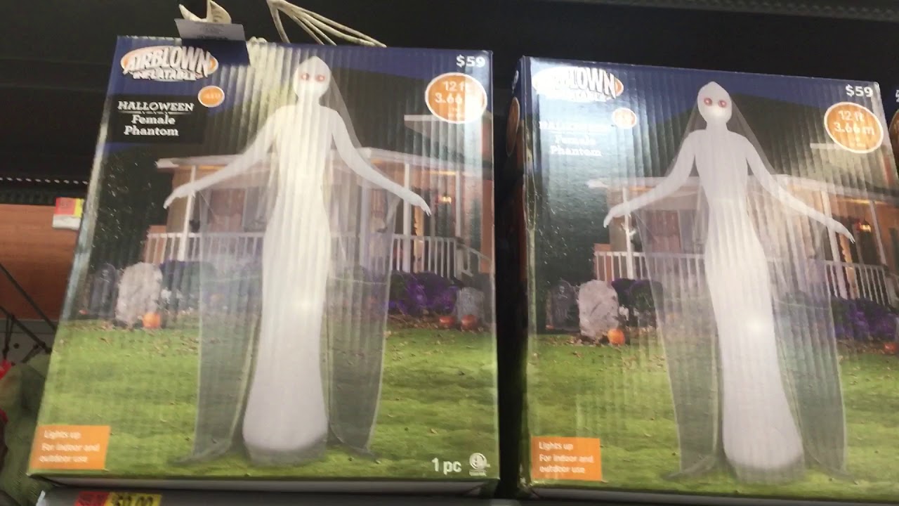 2018 Walmart Halloween Pt2 Inflatables Youtube