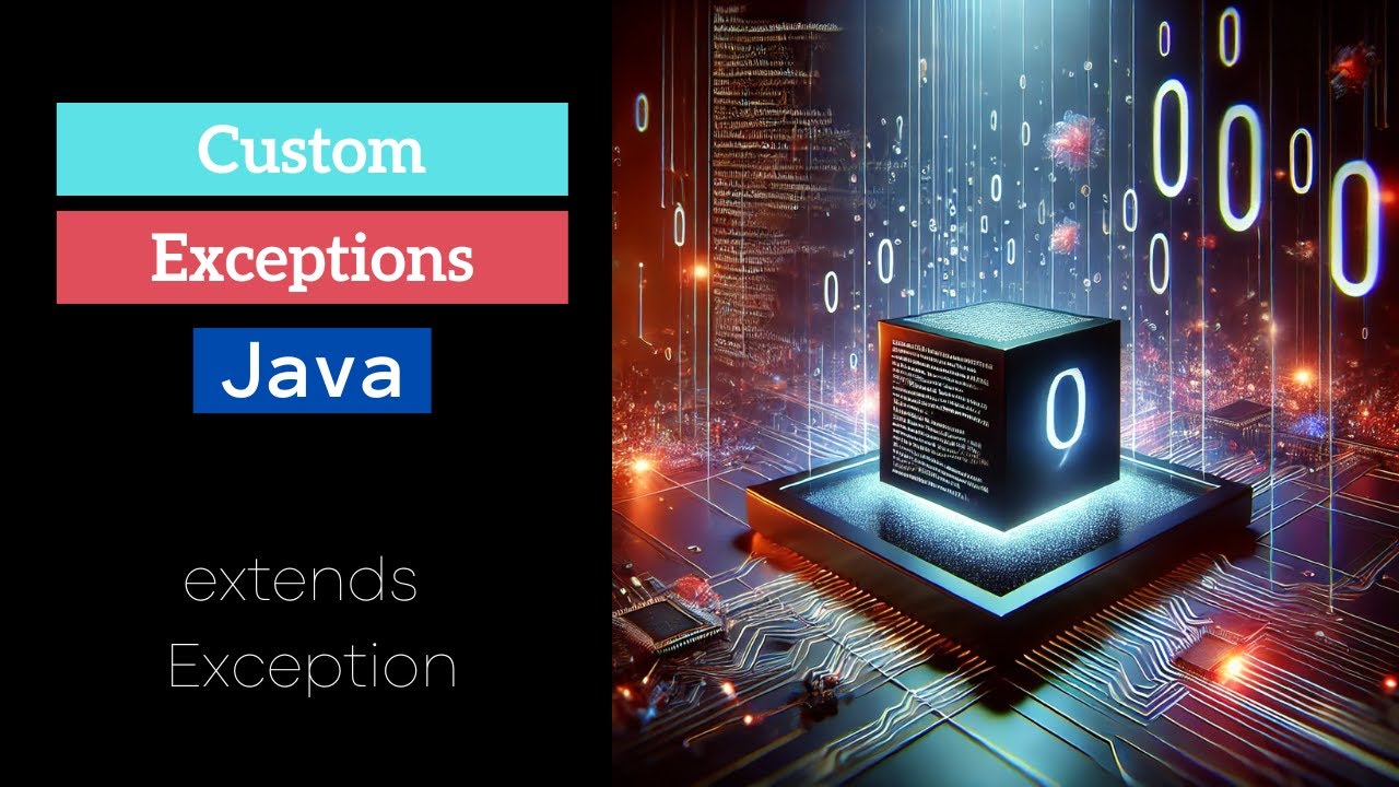 Custom Exceptions En Java Youtube