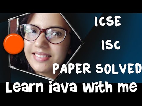 Learn Java Icse Students Youtube